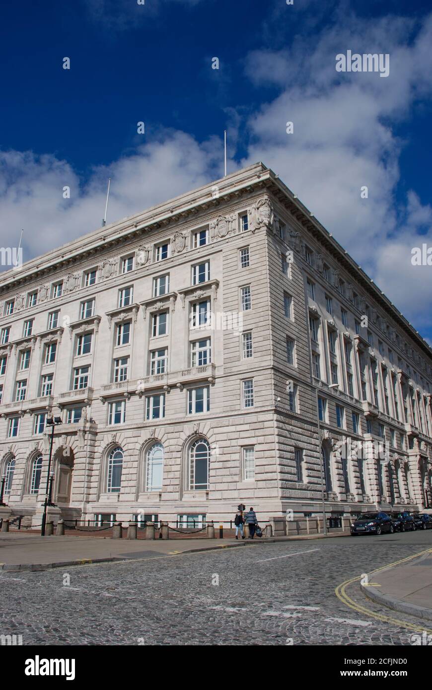 The Cunard Building is one of the Three Graces along the waterfront in ...