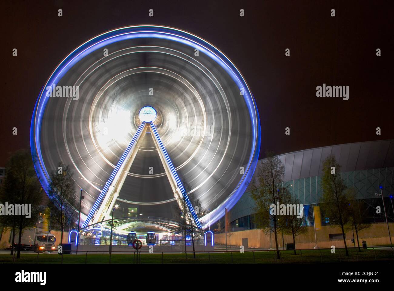 The Wheel of Liverpool on Keel Wharf on the waterfront Stock Photo - Alamy