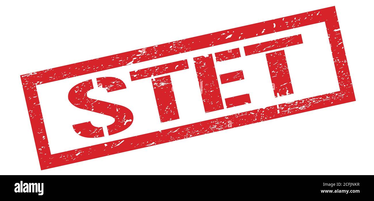 Stet stamp hi-res stock photography and images - Alamy