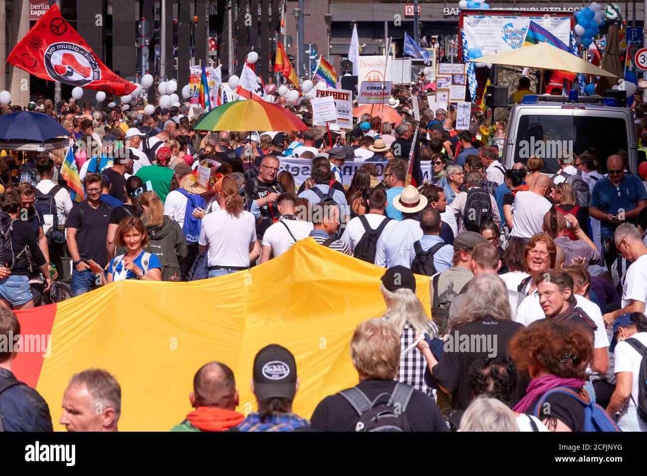 Germany lockdown protest hi-res stock photography and images - Alamy
