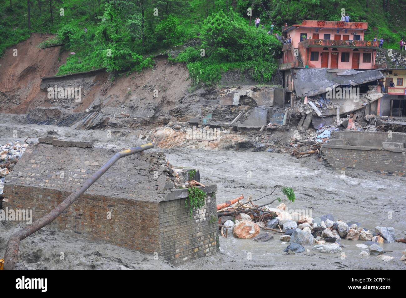 India Disaster. Heavy rainfall causes flood.Cause harm to many lives ...
