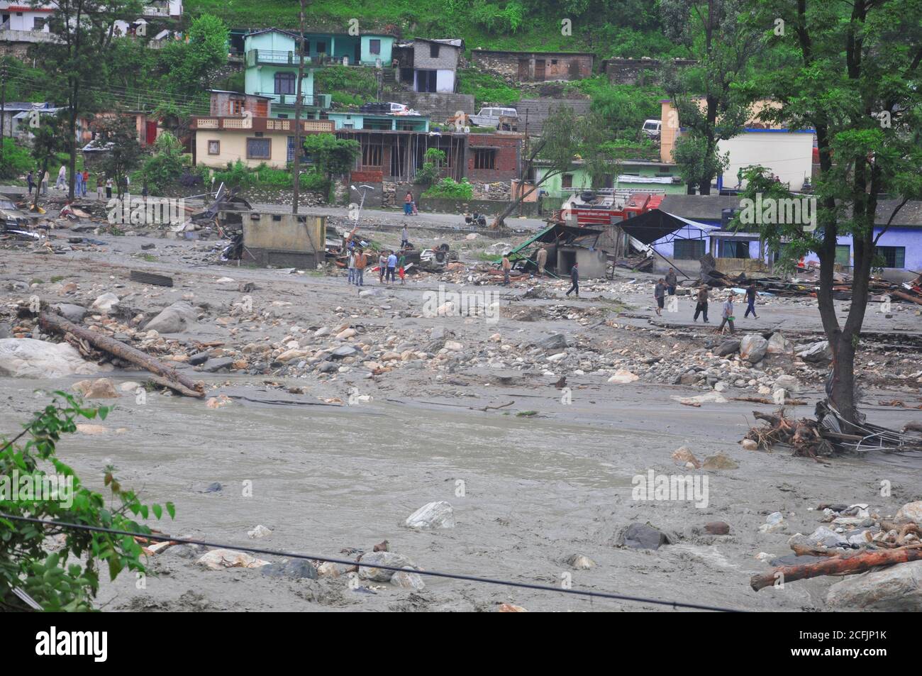 India Disaster. Heavy rainfall causes flood.Cause harm to many lives ...