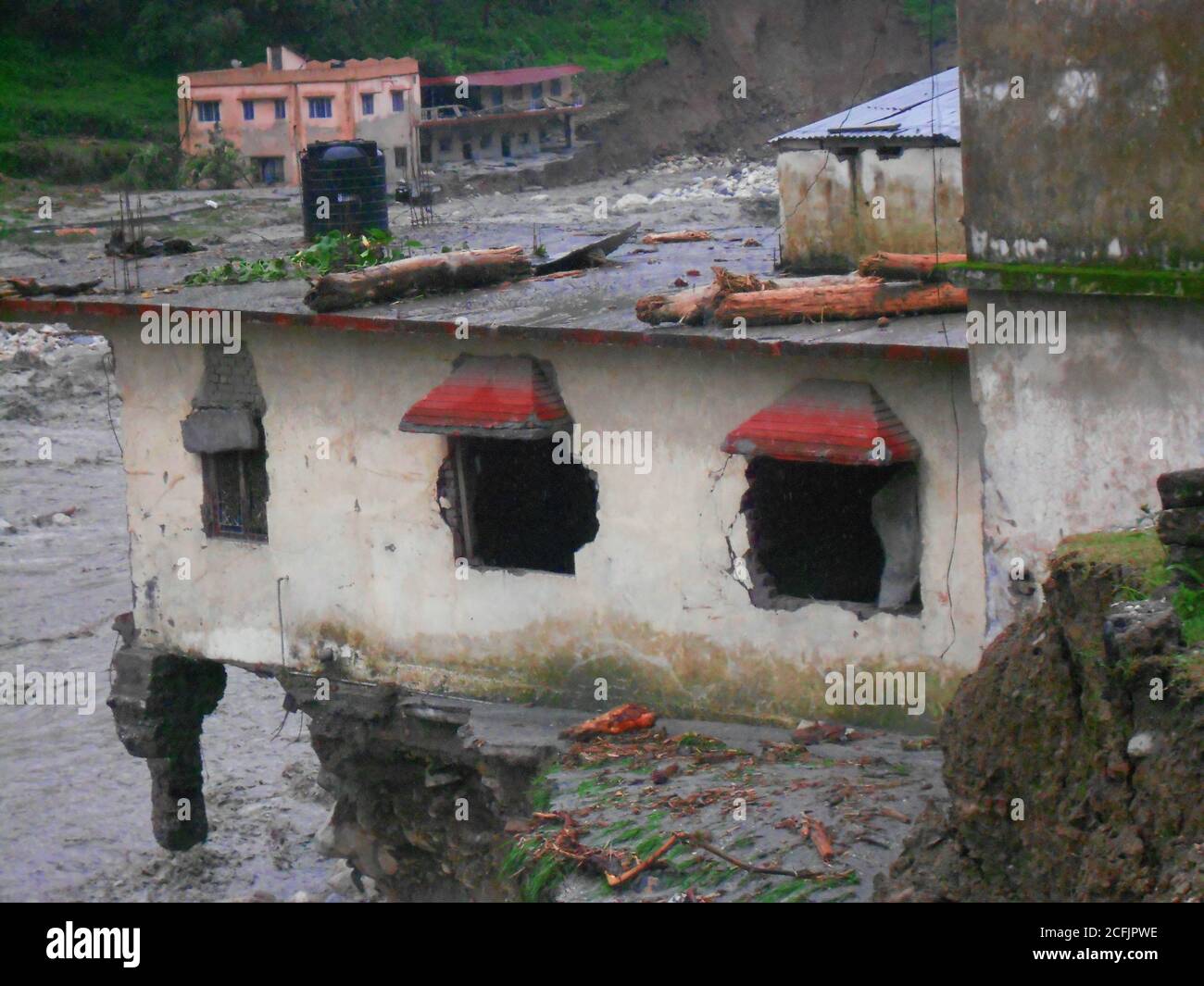 India Disaster. Heavy rainfall causes flood.Cause harm to many lives ...