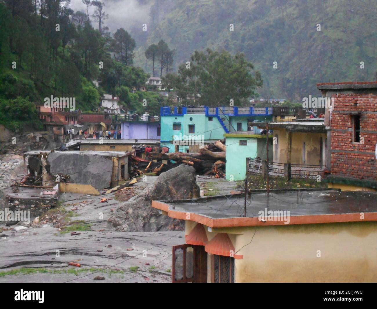 India Disaster. Heavy rainfall causes flood.Cause harm to many lives ...
