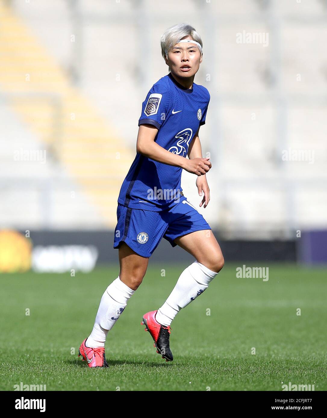 Chelsea's Ji So-yun during the FA Women's Super League match at Leigh ...