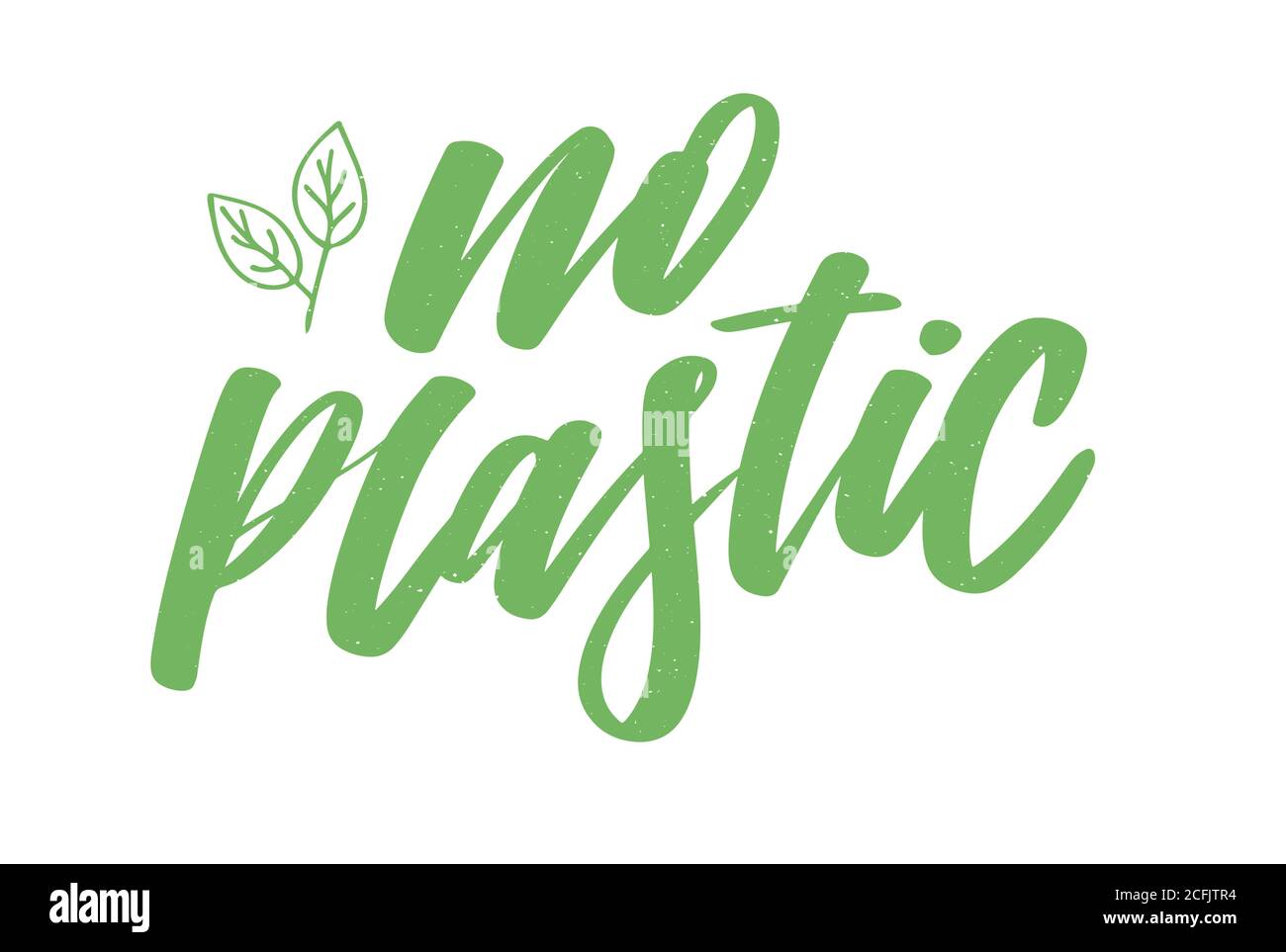 Stop plastic pollution logo Stock Vector Images - Alamy