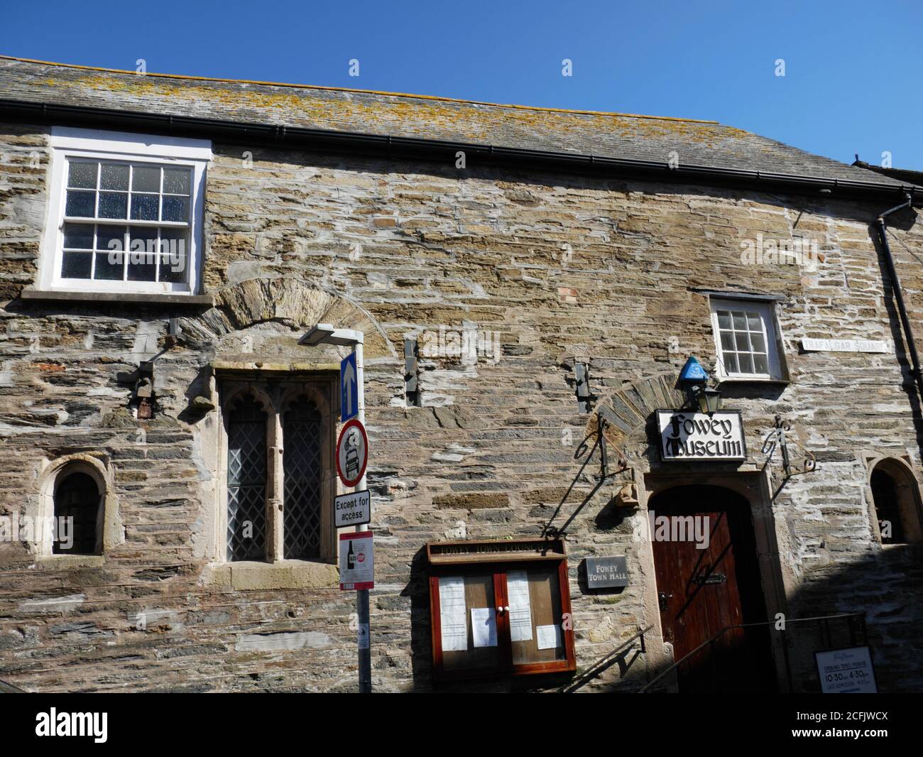 Town museum, Fowey, Cornwall Stock Photo - Alamy