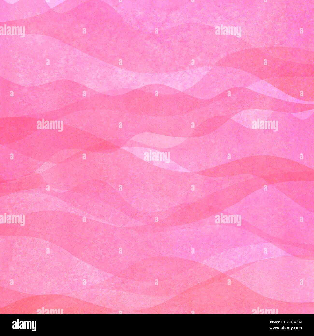 Abstract watercolor transparent light pink colored wave background ...