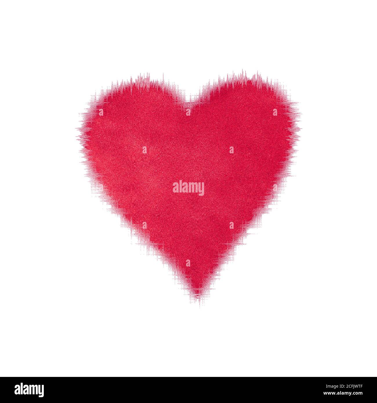 Red heart silhouette new Cut Out Stock Images & Pictures - Alamy