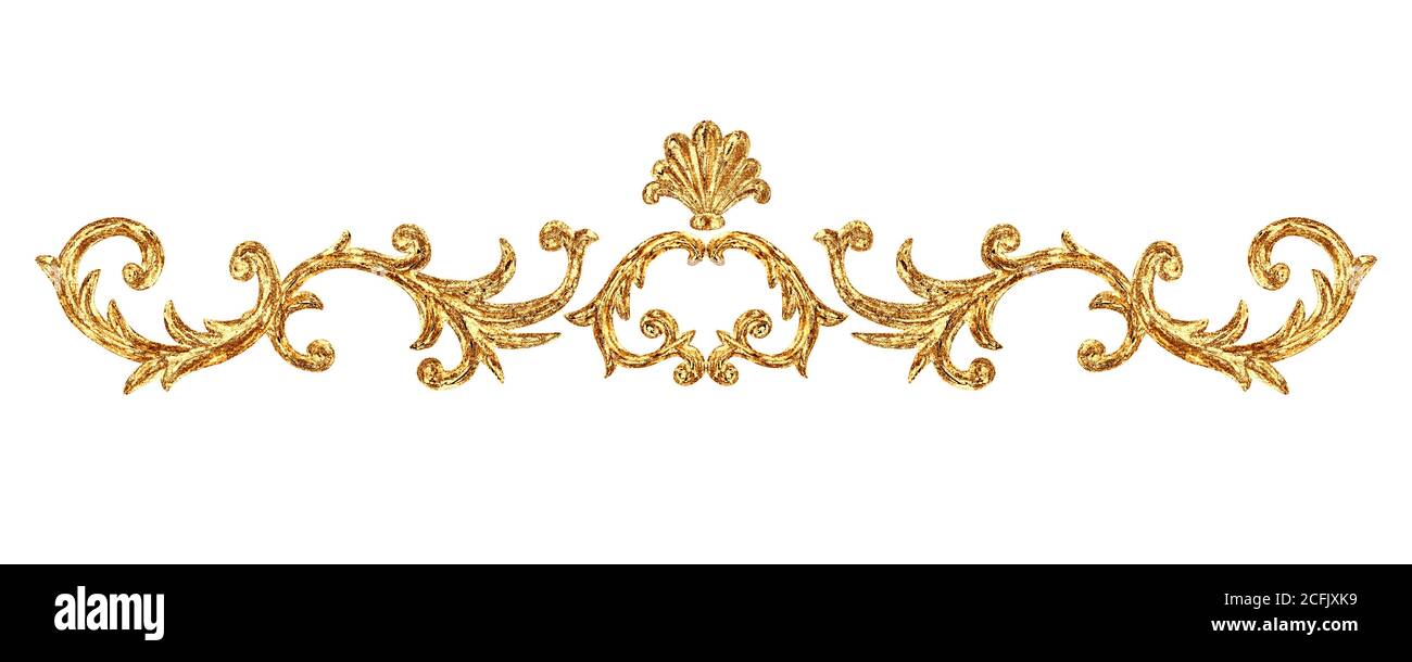 Gold Scroll Border