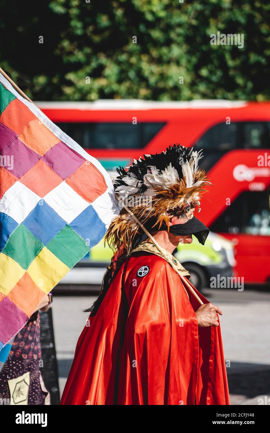 Red cape protest hi-res stock photography and images - Alamy
