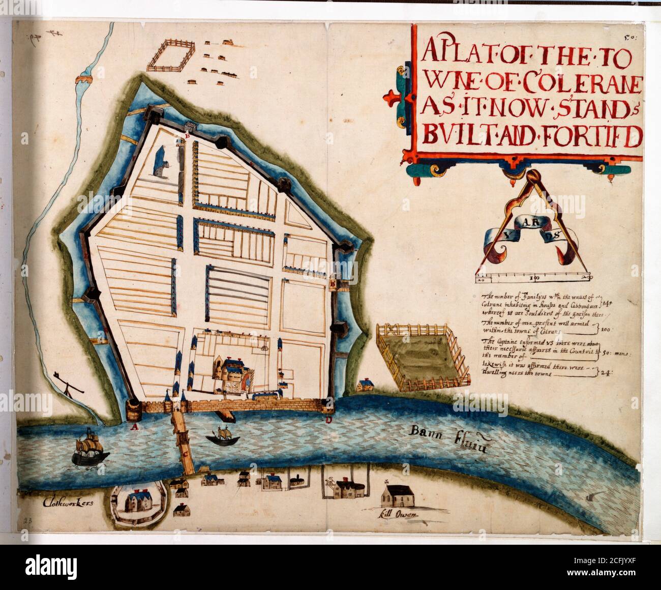 Map of coleraine hi-res stock photography and images - Alamy