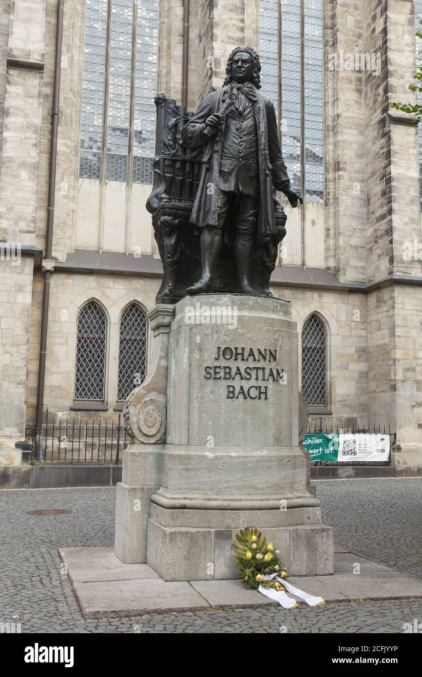 Monument to German composer Johann Sebastian Bach designed by German ...