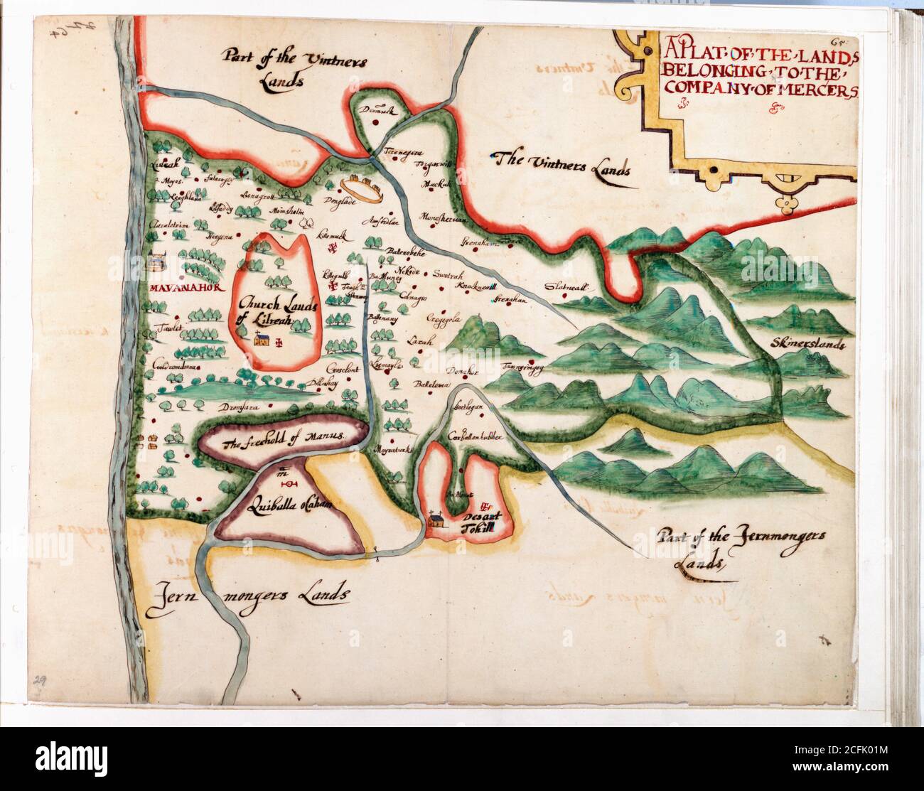 Map of mercer hi-res stock photography and images - Alamy