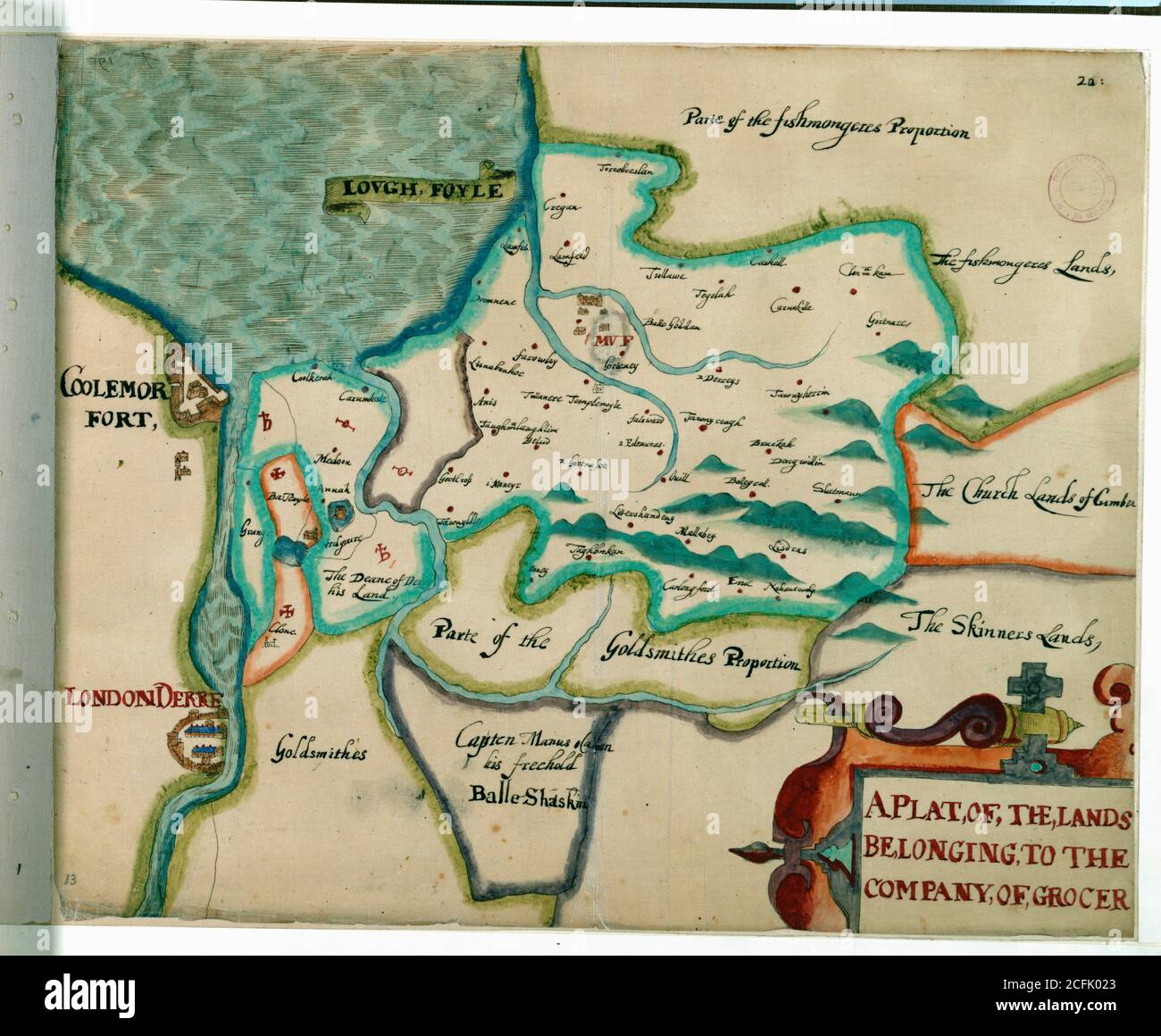 Londonderry maps hi-res stock photography and images - Alamy