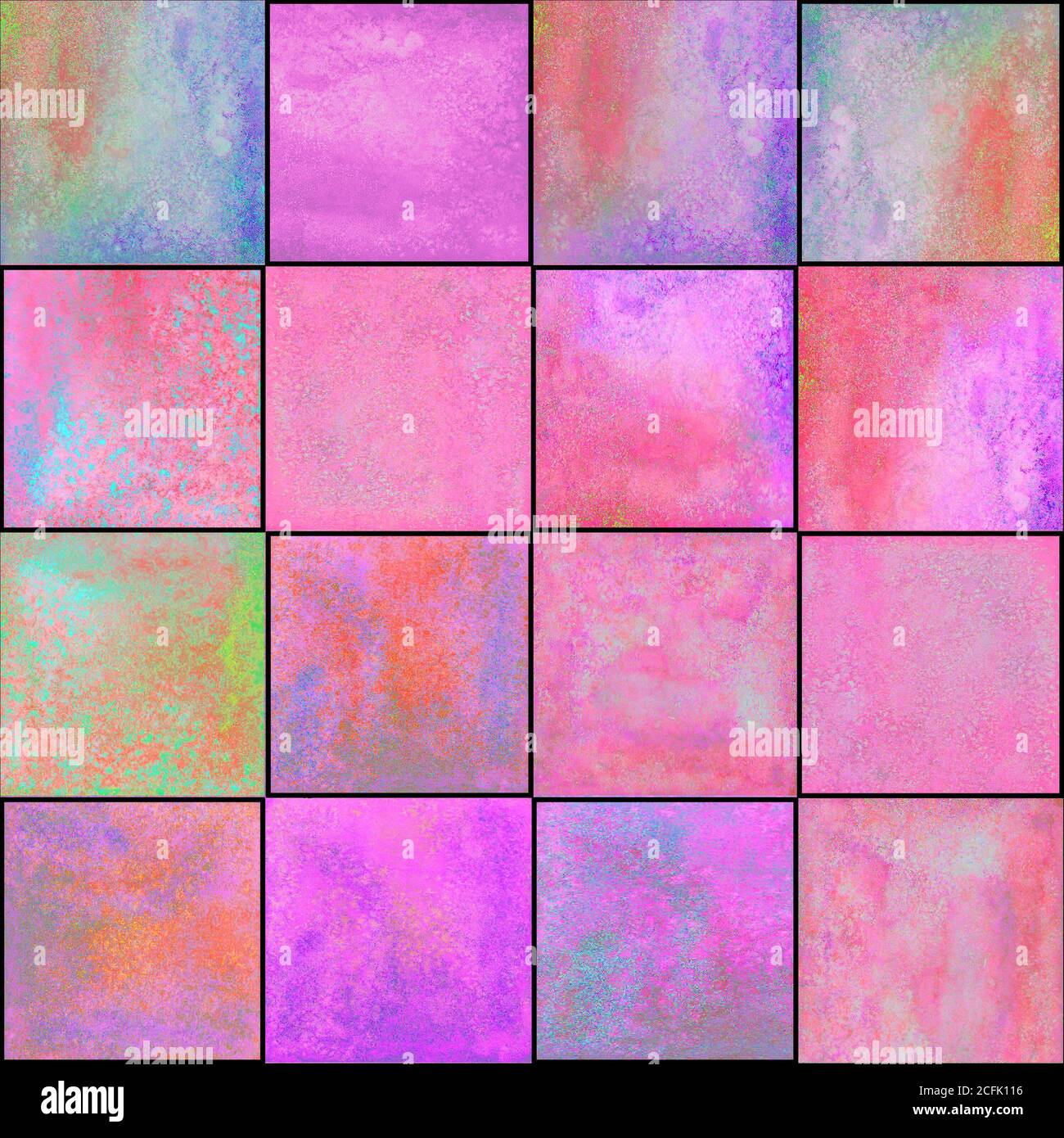 Hand drawn mosaic tile shapes hi-res stock photography and images - Alamy