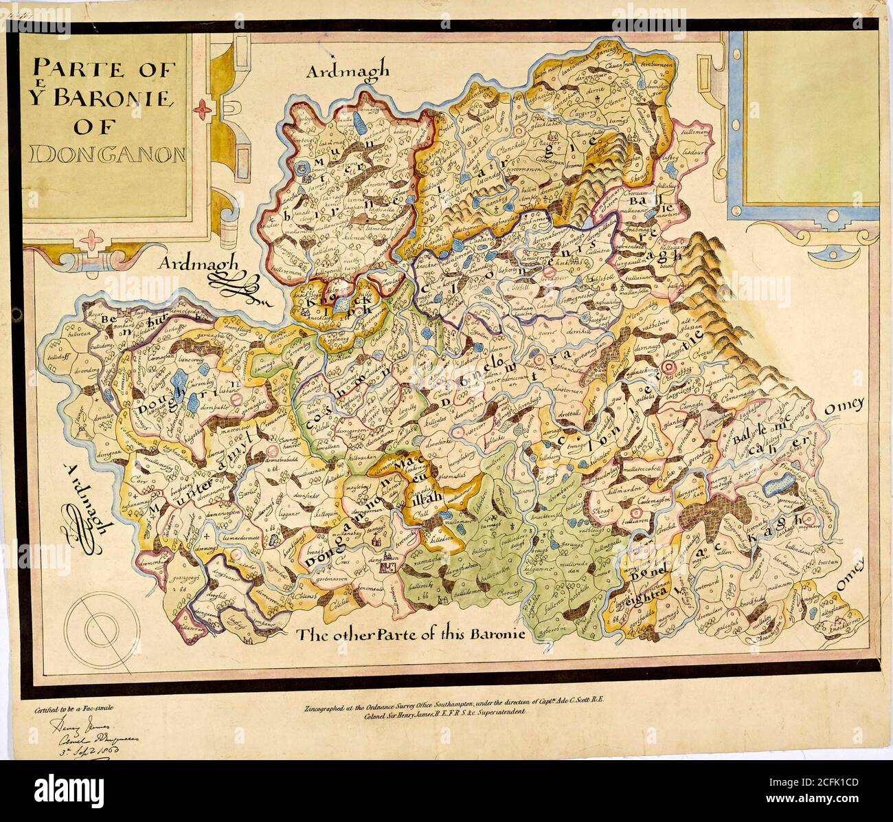 Map of the barony hi-res stock photography and images - Alamy