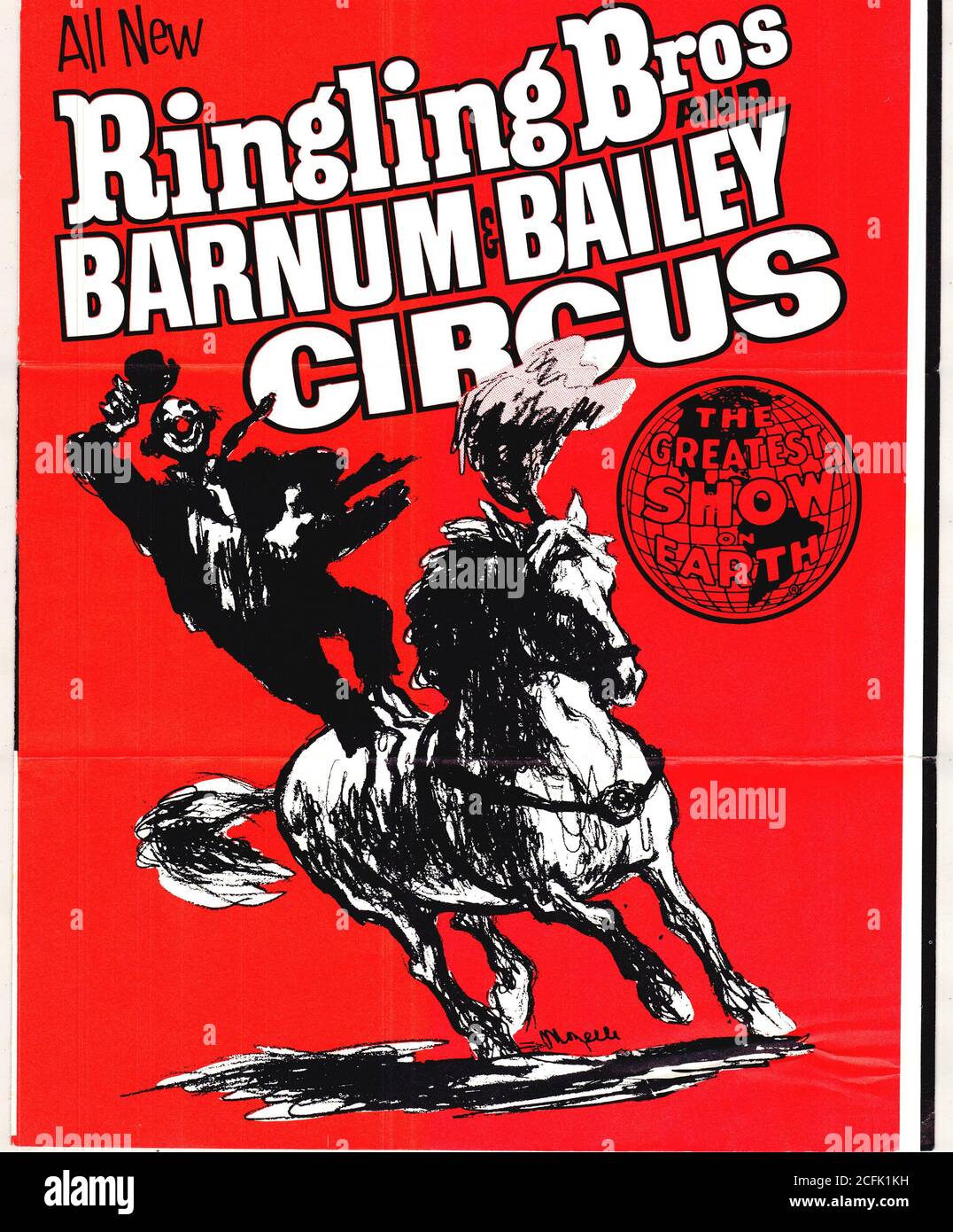 Old photo circus poster hi-res stock photography and images - Alamy