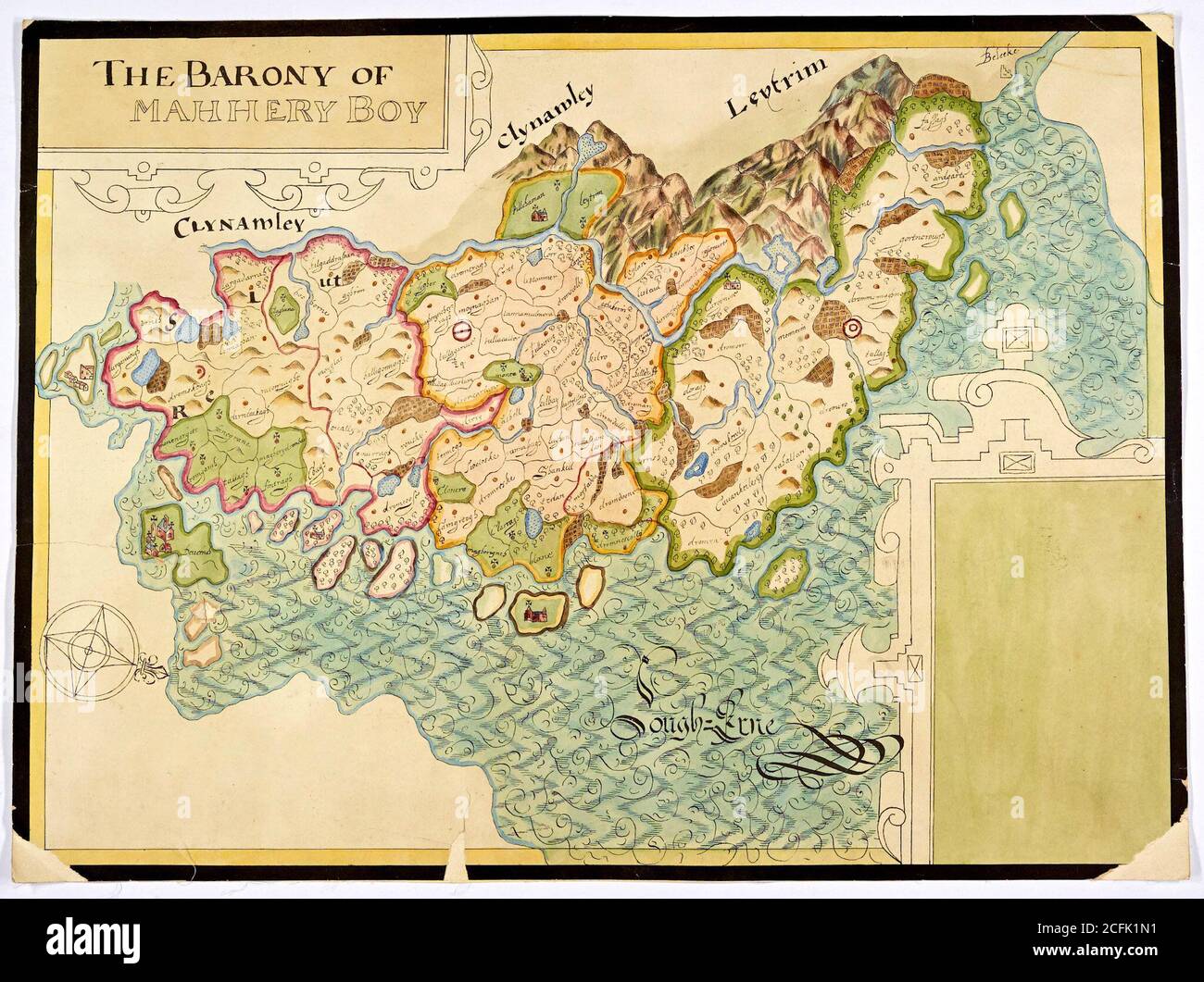 Map of the barony hi-res stock photography and images - Alamy