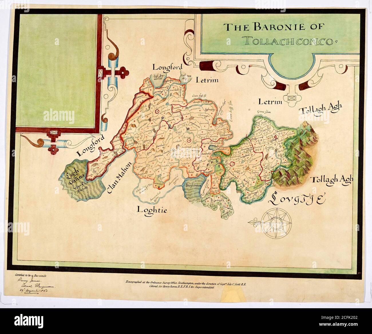 Map of the barony hi-res stock photography and images - Alamy
