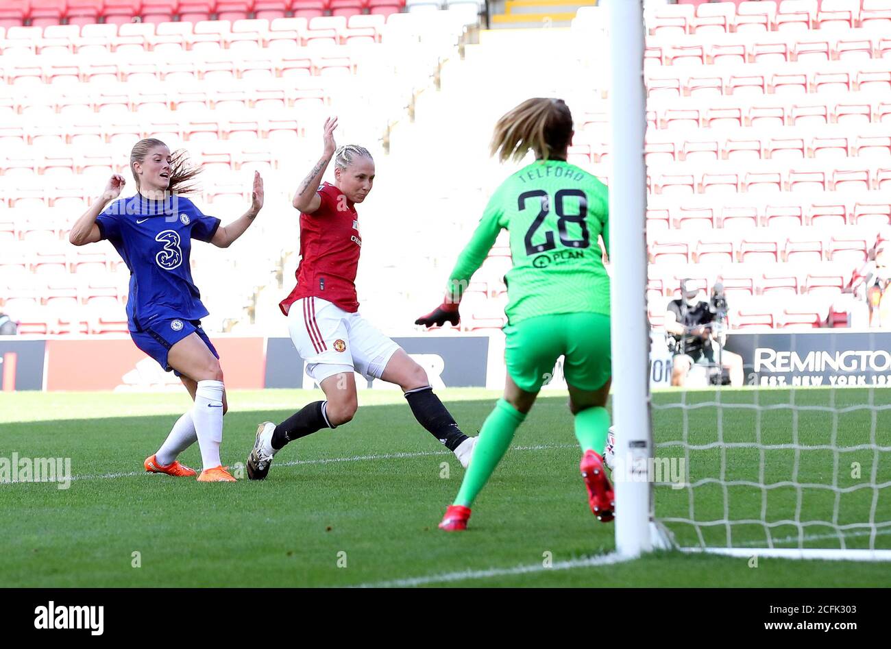 Chelsea ladies goalkeeper carly telford hi-res stock photography and ...