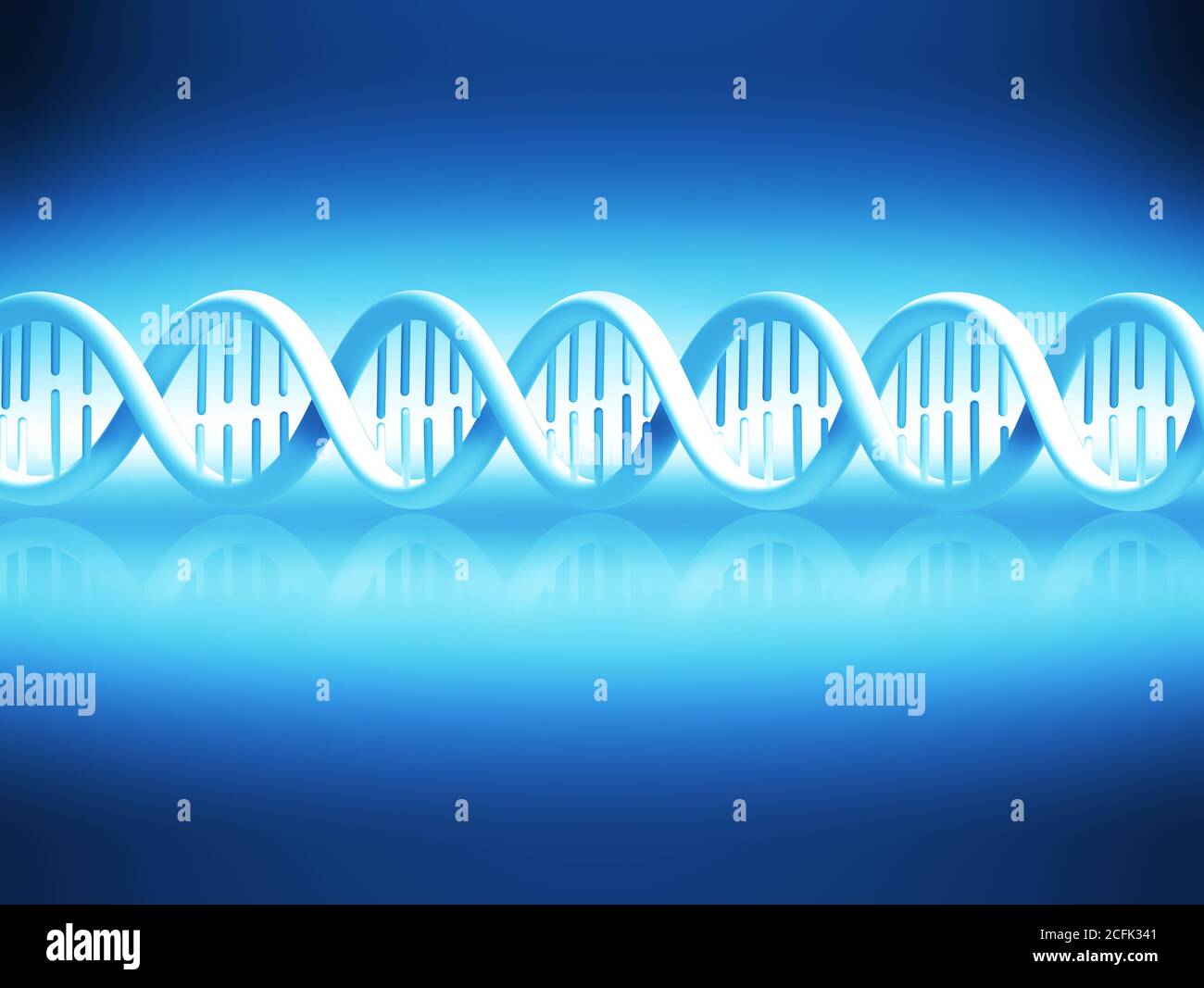 Blue dna strand hi-res stock photography and images - Alamy