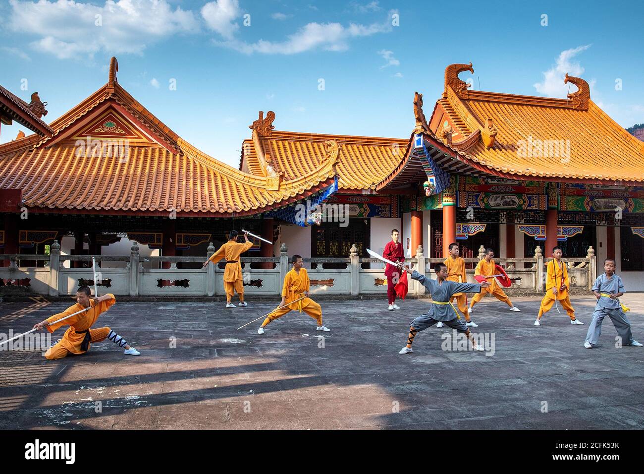 Shaolin zen temple hi-res stock photography and images - Alamy