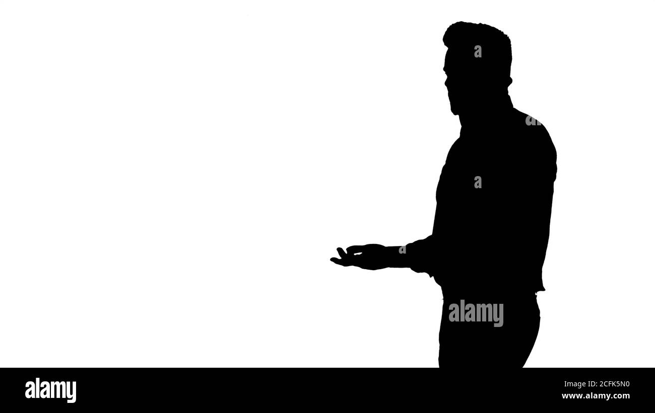 Mature man talking on phone Black and White Stock Photos & Images - Alamy