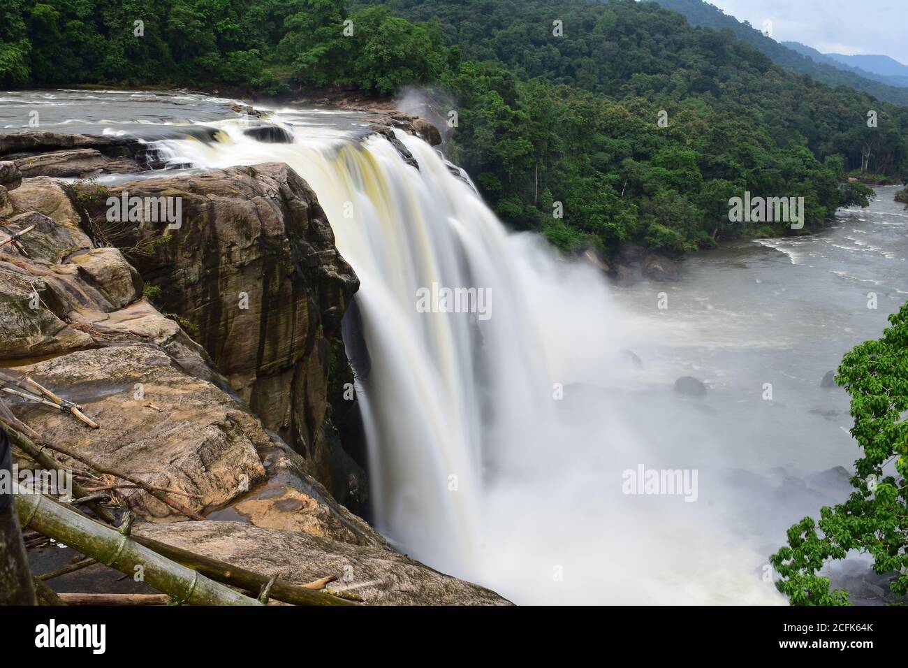 Athirappilly Water Falls in Kerala India Stock Photo - Alamy