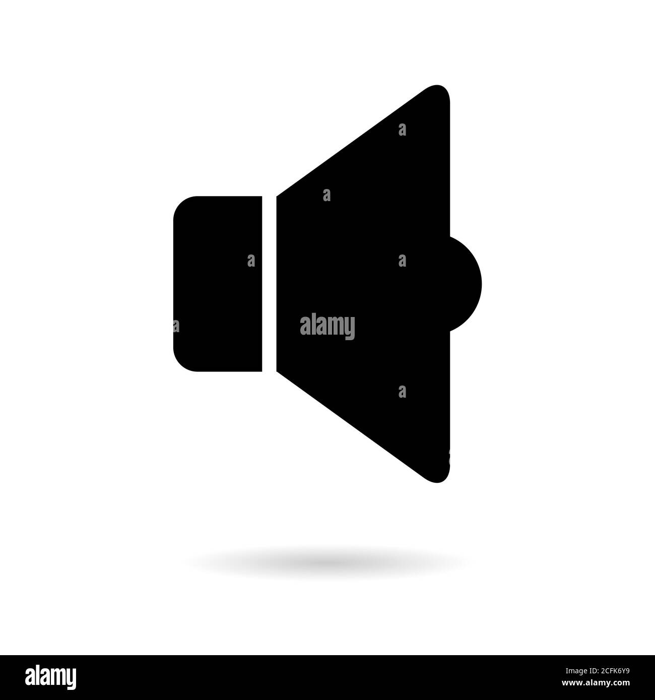 Music sound icon, audio volume symbol. Vector illustration graphic for ...