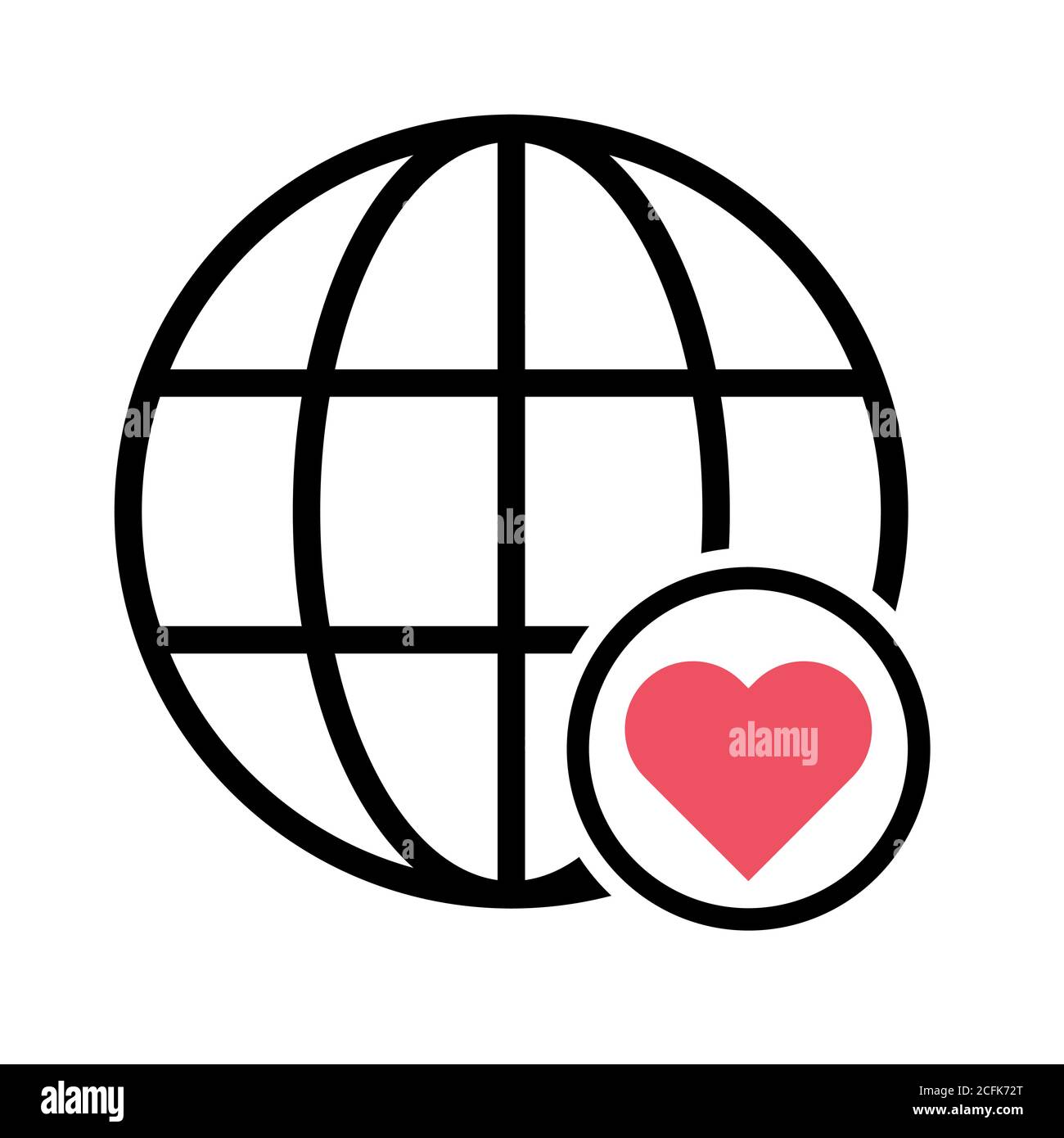 WWW world wide web site symbol, Internet map icon, website address ...