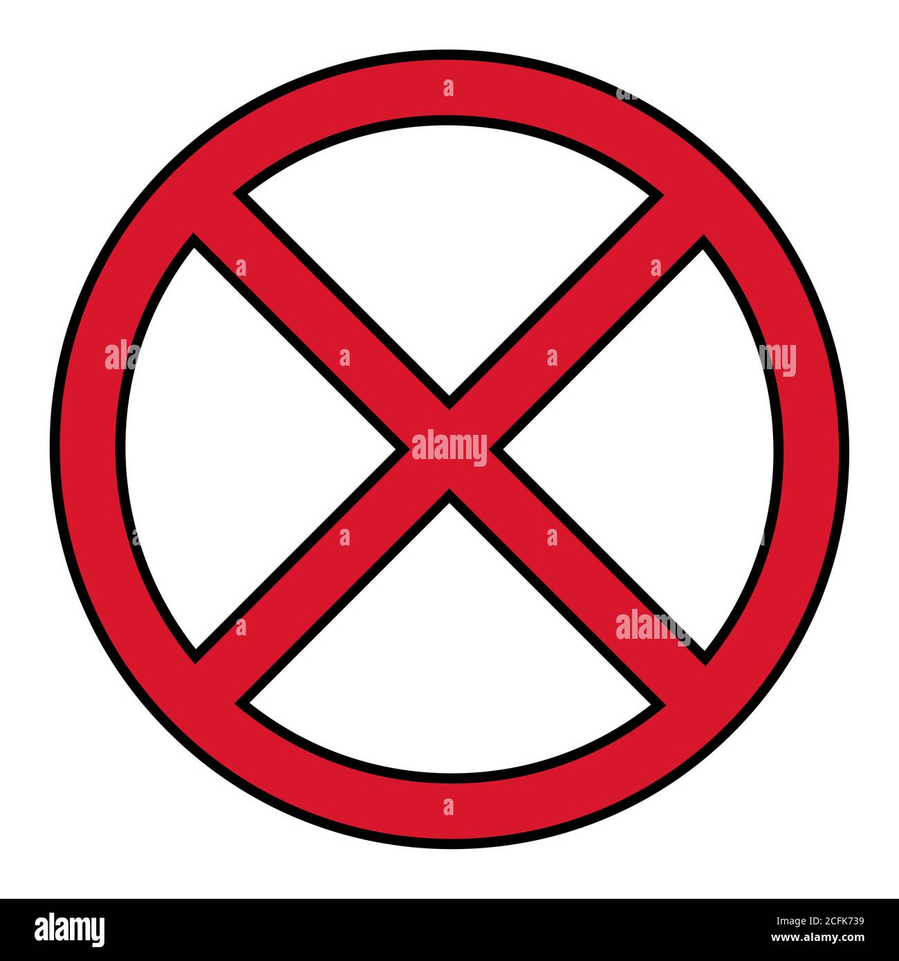 Flat Stop Icon isolated on white background. Modern vector illustration ...