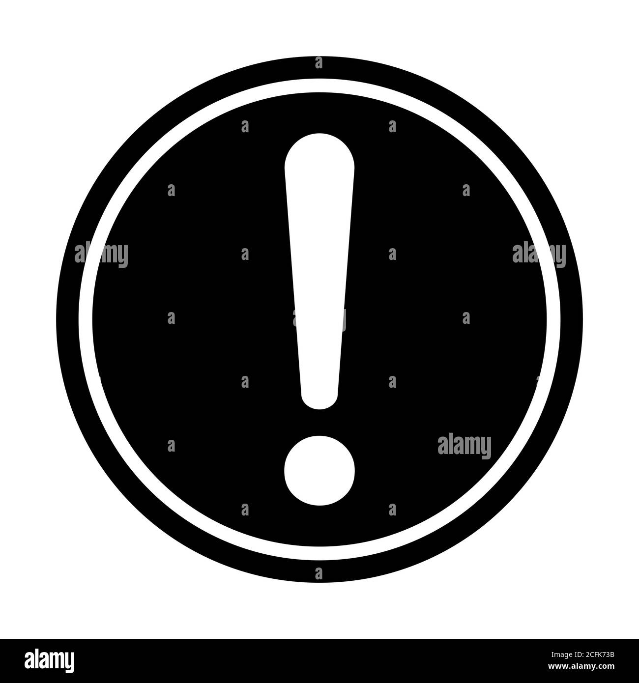 Hazard warning, warn symbol vector icon flat sign symbol with ...