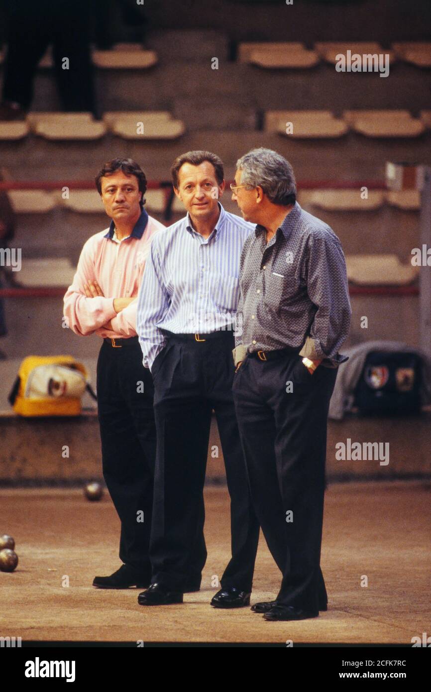 Jean-Michel Aulas, president of Olympique Lyonnais (OL) football club ...