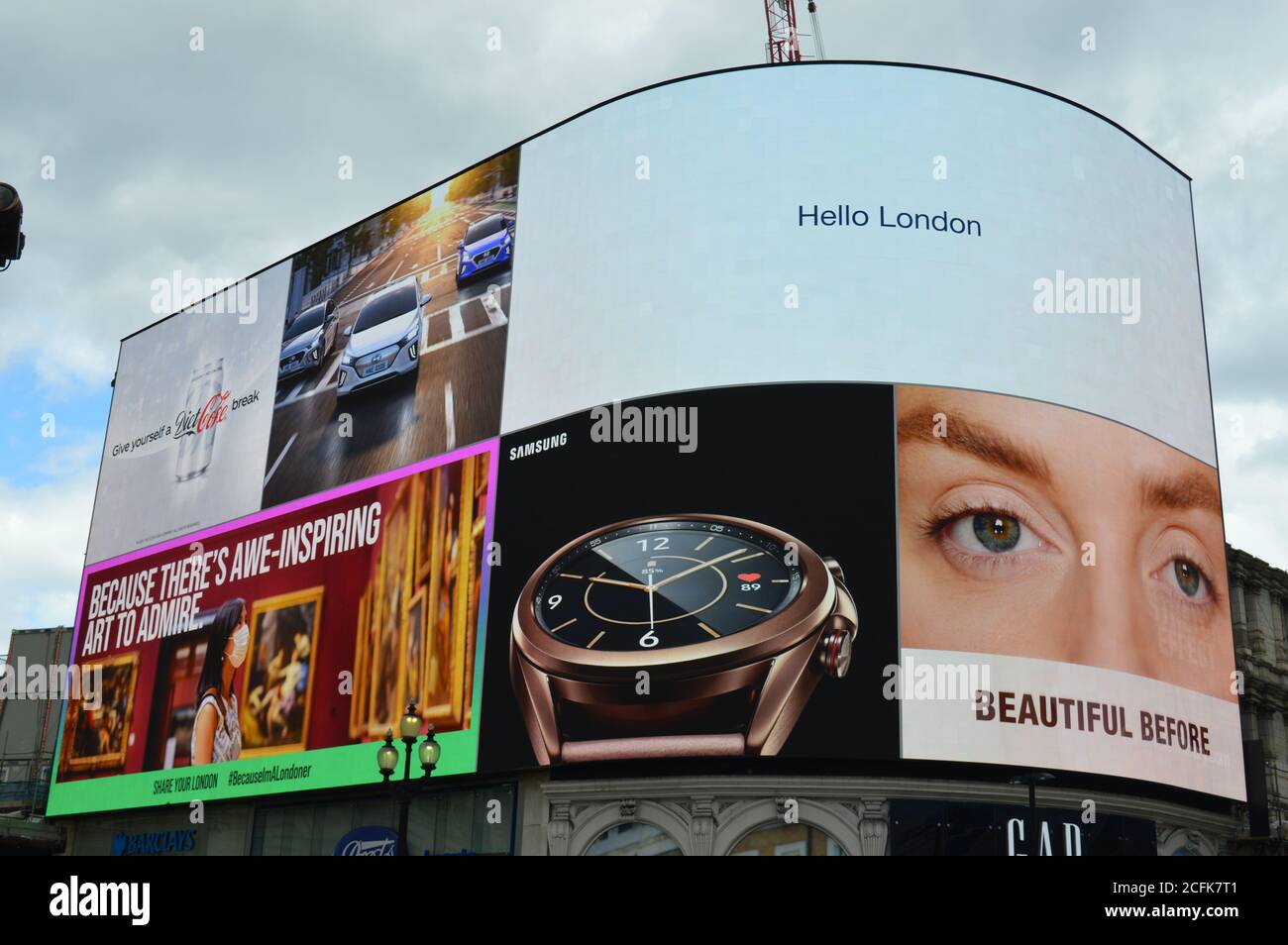 London, UK. 5 September 2020. Advertising campaigns shown on the ...