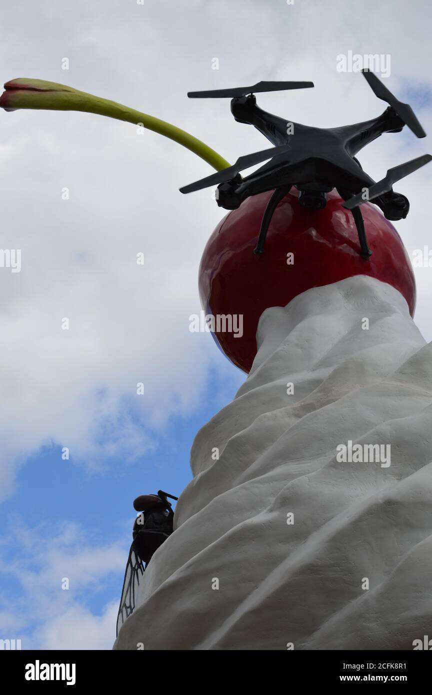 London, UK. 5 September 2020. The END sculpture on the Fourth Plinth in ...
