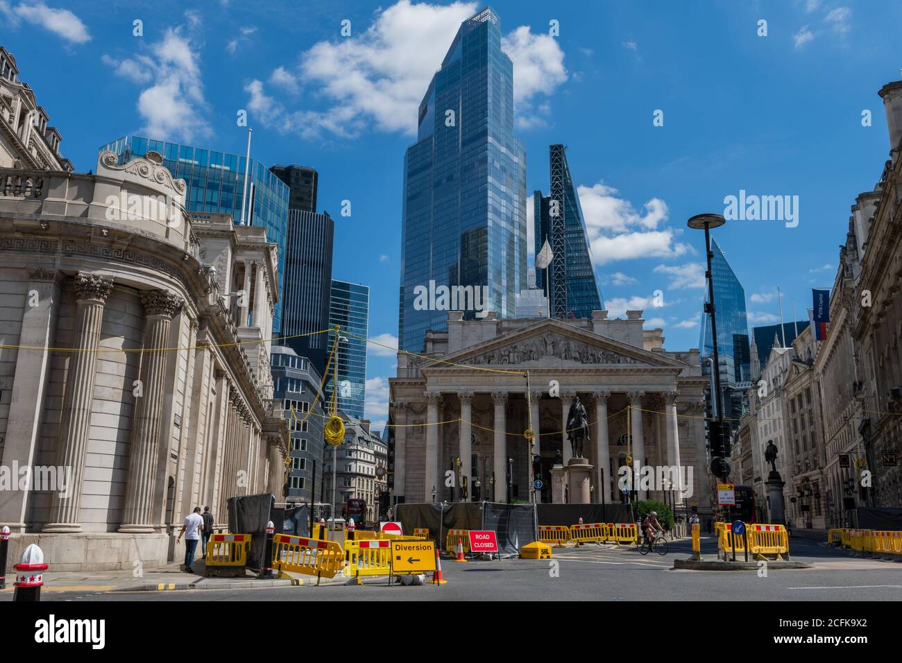 The Royal Exchange in the City of London. Previously occupied by the ...