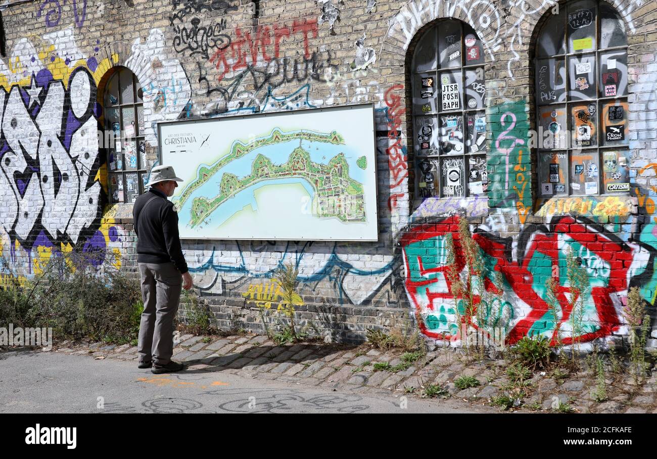 Map of christiania hi-res stock photography and images - Alamy