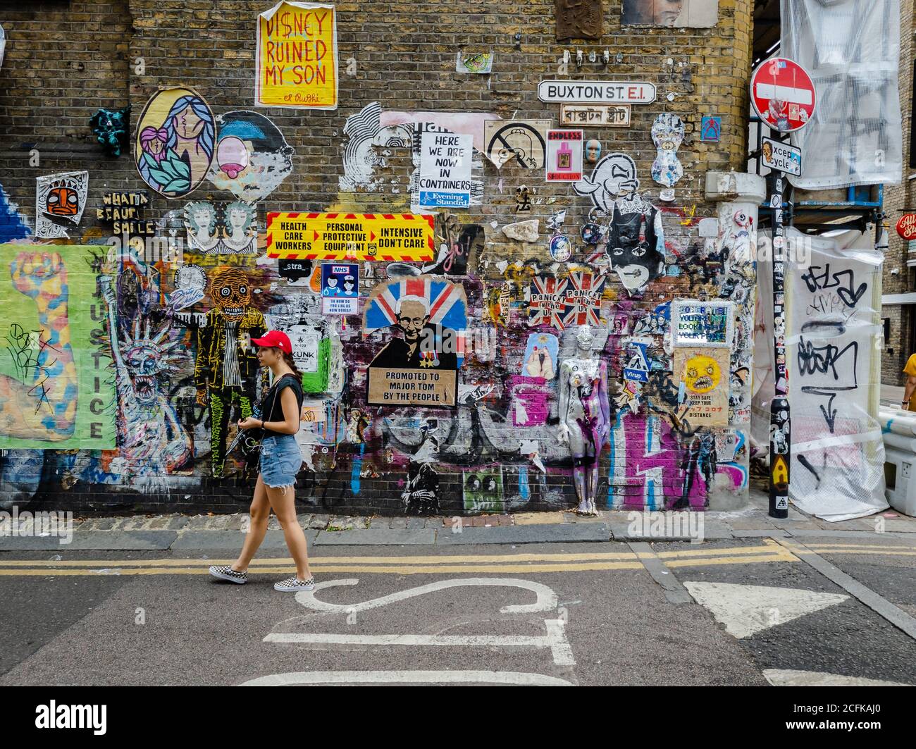 Shoreditch in the East End of London around Brick Lane have become a ...