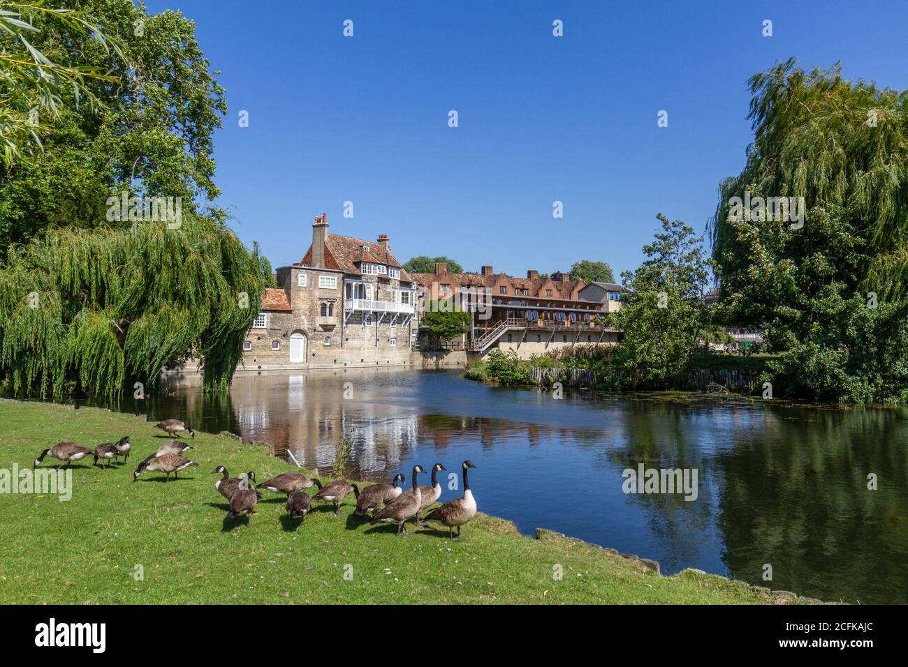 Silver street bridge cambridge hi-res stock photography and images - Alamy