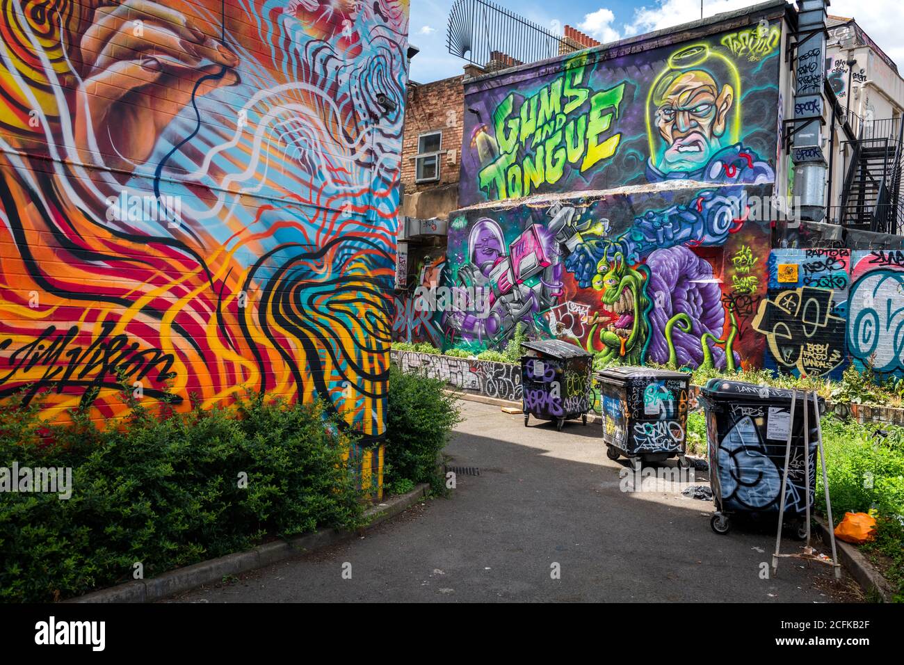 Shoreditch in the East End of London around Brick Lane have become a ...