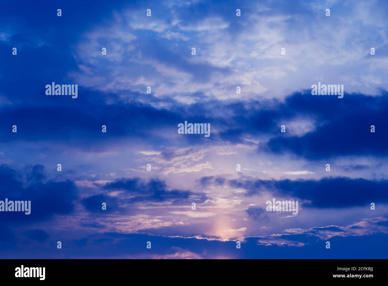 Night blue sky and moonlight background. The magic moon shines in the ...