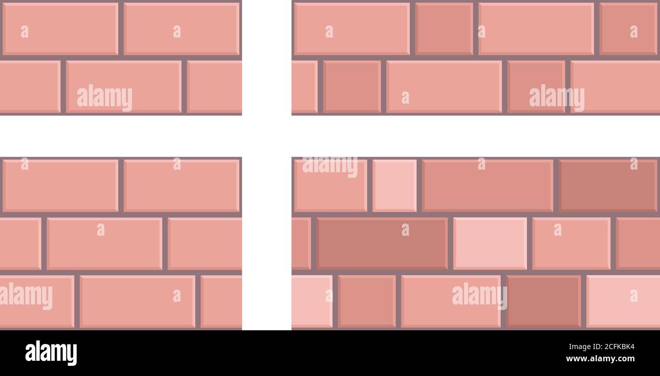 Four different versions of seamless pattern vectors with different ...