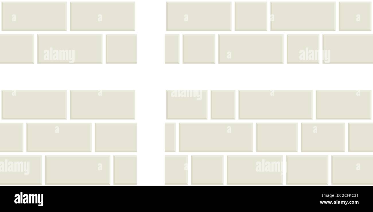 Four different versions of seamless pattern vectors with different ...