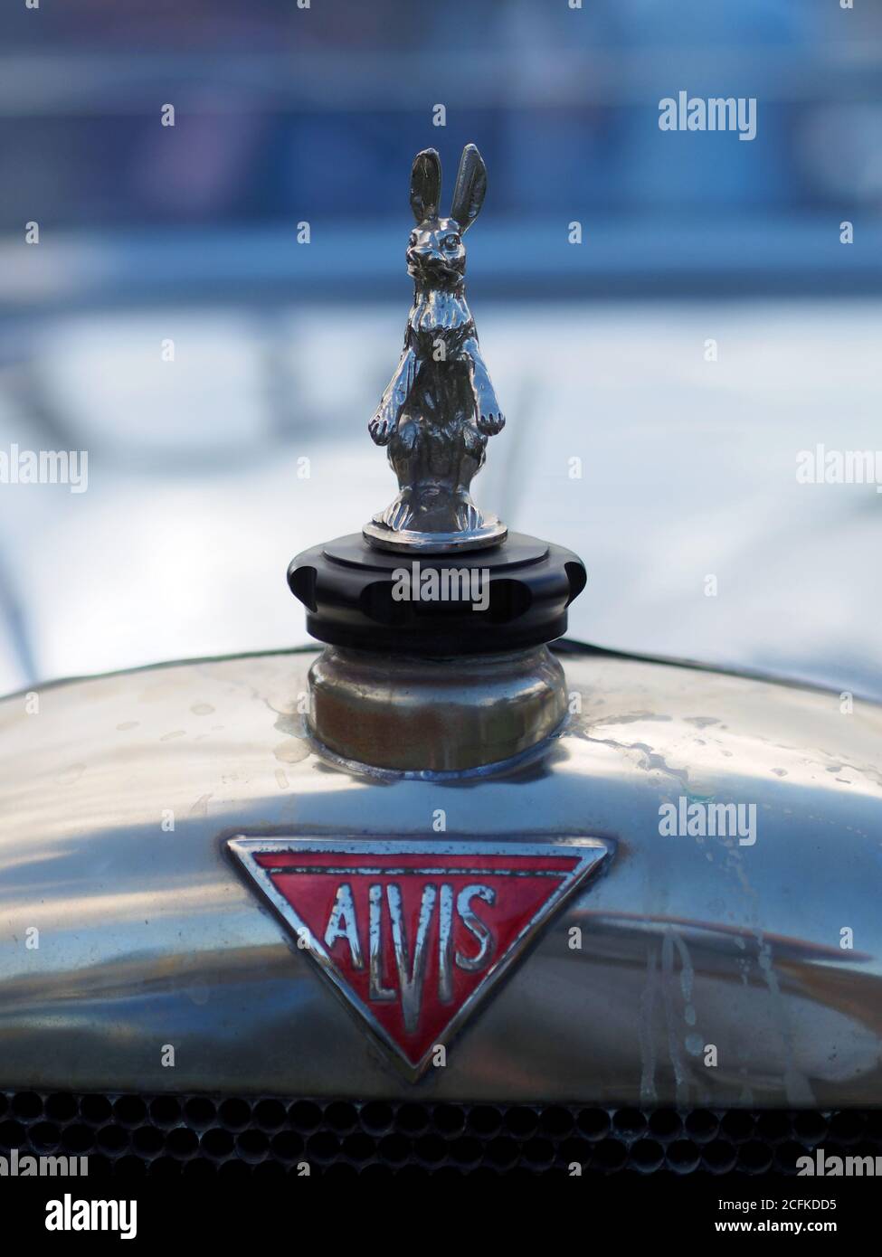 Detail of an Alvis 12/50 Ducksback Racing Car Stock Photo - Alamy