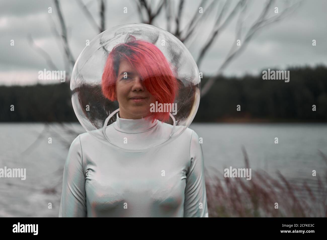 Silver Space Suits Women