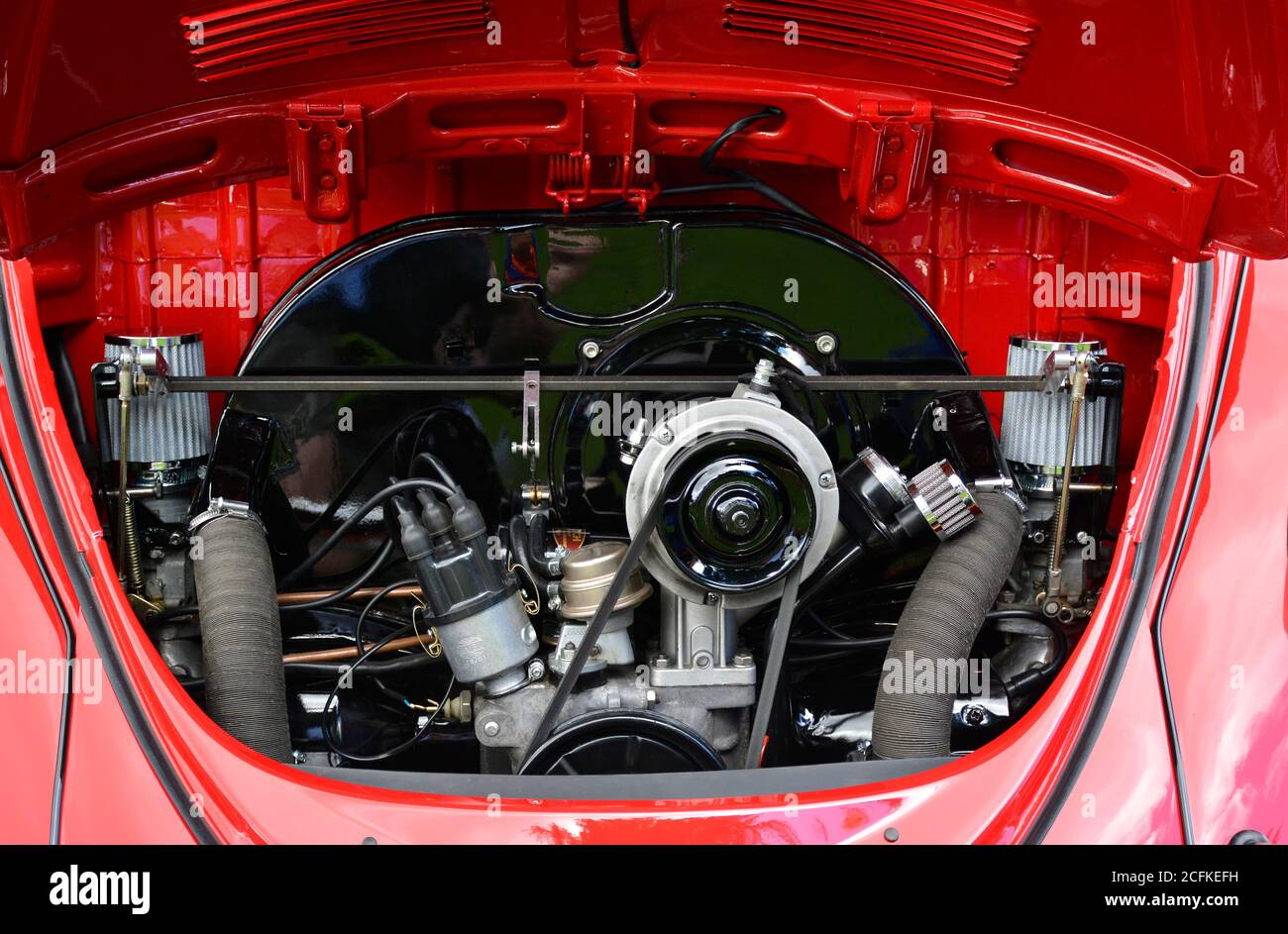 Close up of a classic VW Beetle at a cart show Stock Photo - Alamy