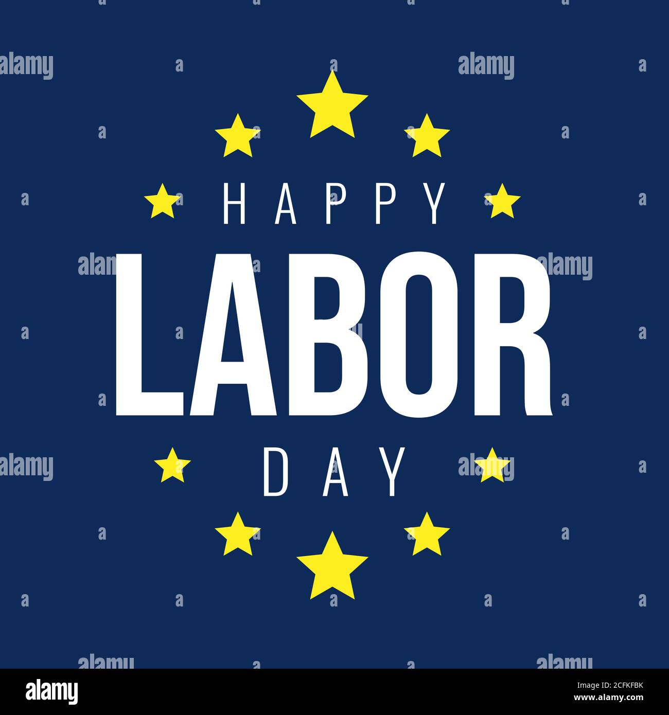 USA happy Labor day text design for advertising template. Vector ...