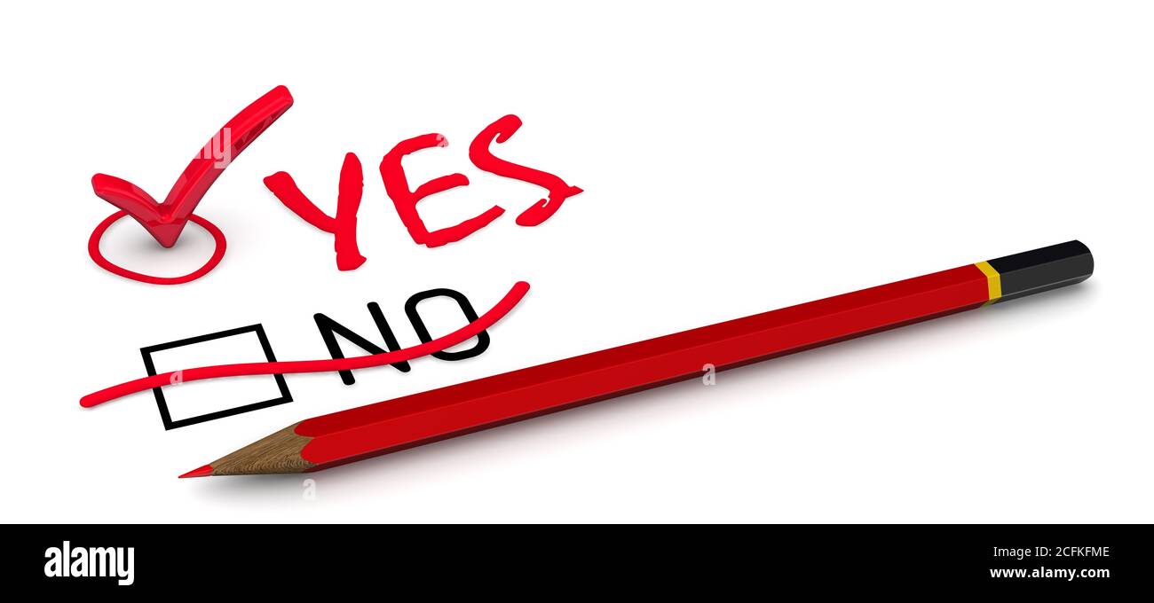 Yes information hi-res stock photography and images - Alamy