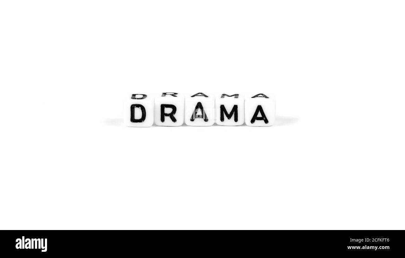 Drama word Cut Out Stock Images & Pictures - Alamy